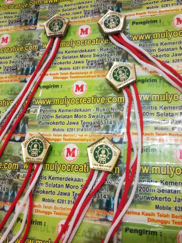 Atribut Pramuka, Pin Pramuka – pesan name tag plakat pin lencana Lycal ...