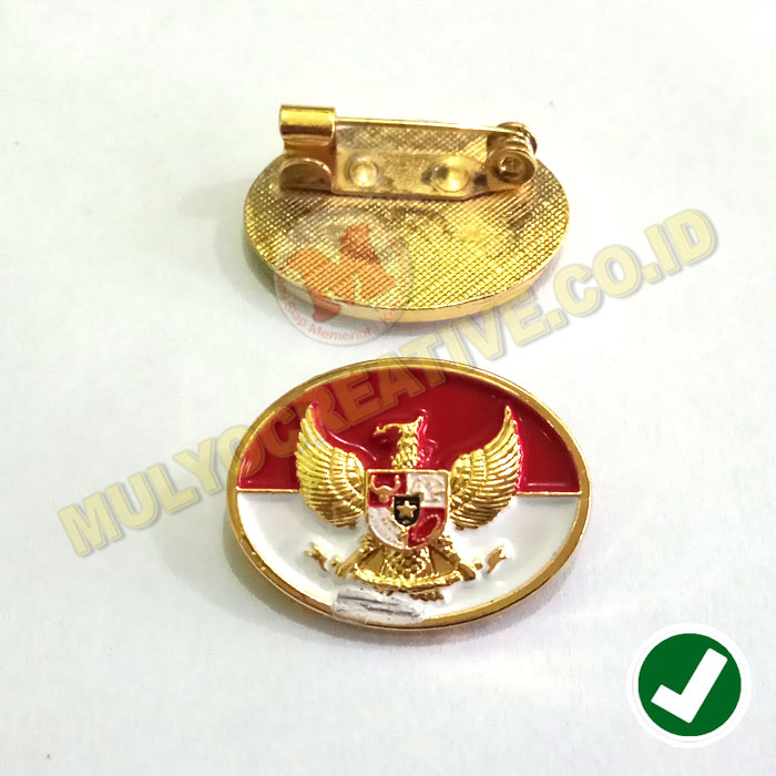 Jual Pin Garuda Merah Putih untuk Paskibra – pesan name tag plakat pin ...