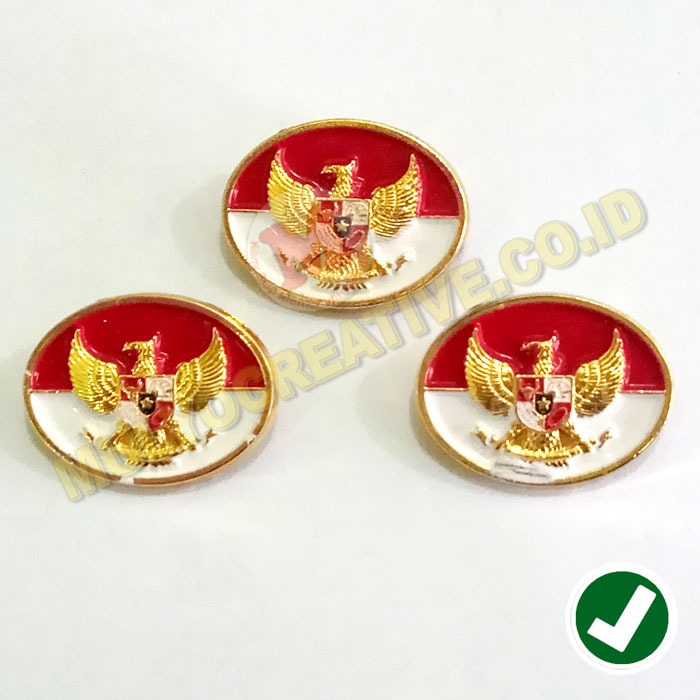 Jual Pin Garuda Merah Putih untuk Paskibra – pesan name tag plakat pin ...