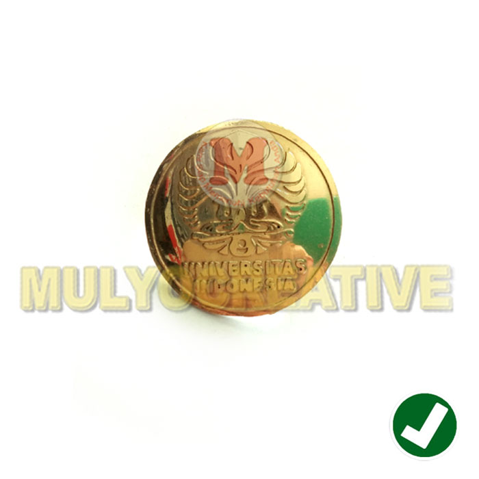 Pin Universitas Indonesia Bahan Logam Kuningan – pesan name tag plakat ...