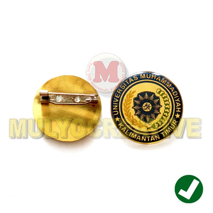 Jual Pin Lencana Universitas Muhammadiyah Kalimantan Timur Bahan Logam ...