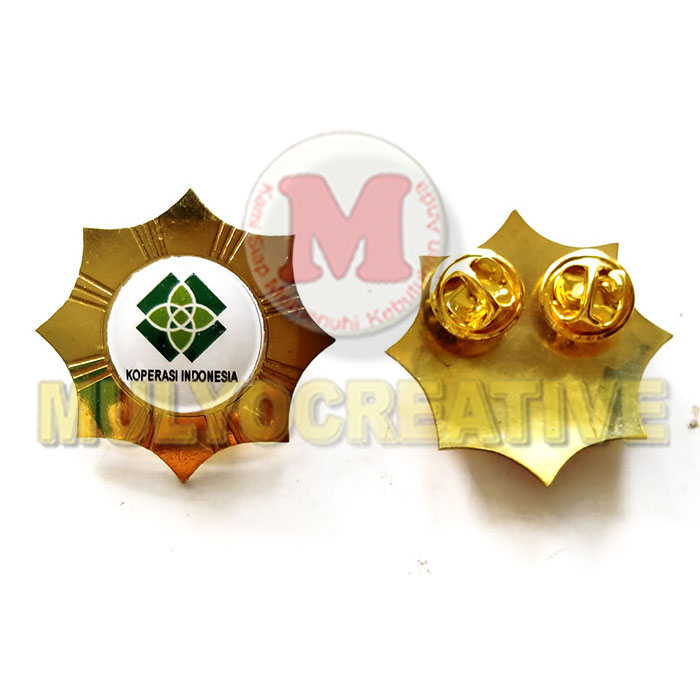 Pesan Pin Lencana Bros Koperasi Indonesia Bahan Logam Kuningan – pesan ...