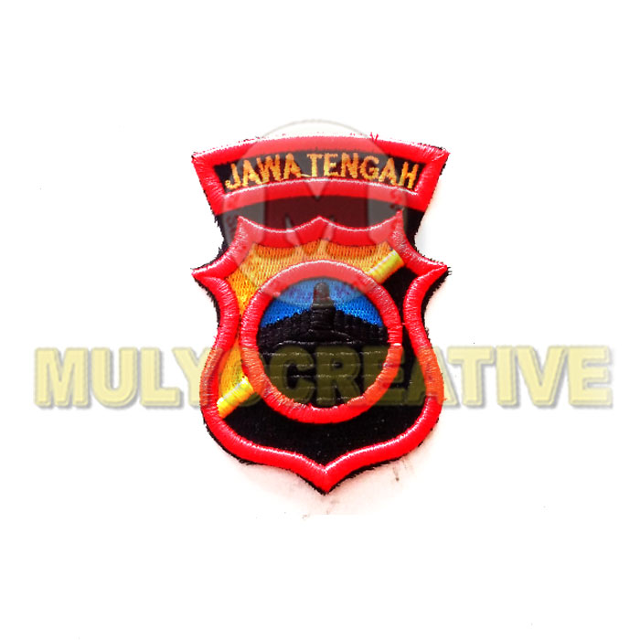 Buat Atribut Seragam Kepolisian – Emblem Patch Bordir Logo POLDA JATENG ...