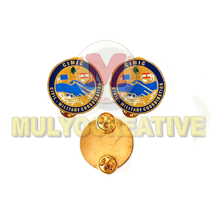 Tempah Lapel Pin CIMIC – Enamel Pin Custom Logo Civil Military ...