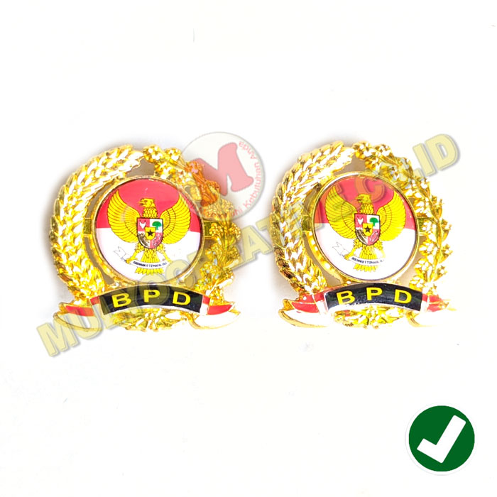 Bros BPD Desa Atribut Kerja Pin BPD Desa Garuda Merah Putih | pesan ...