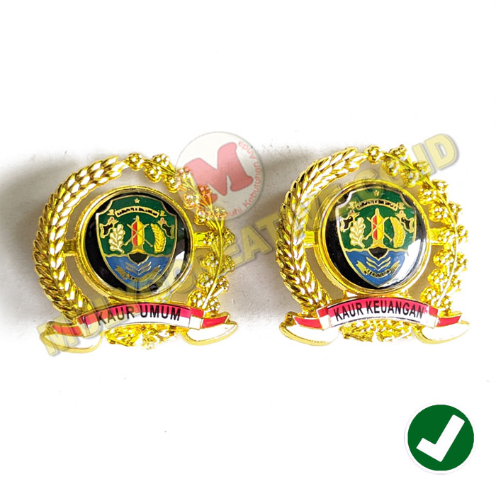 Lencana Pin Kaur Keuangan Daerah Custom – Pin Atribut Perangkat Desa ...