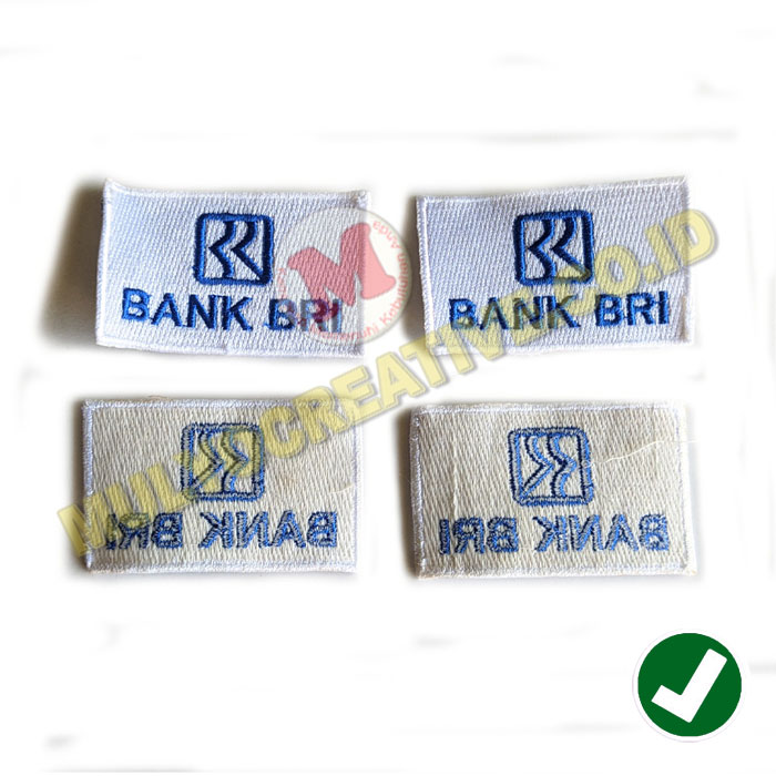 Bordir Komputer – Bordir Logo Bank BRI – Bordir Atribut Kerja – pesan ...