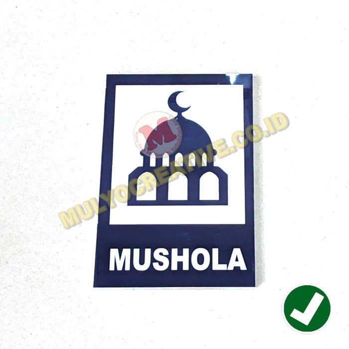 Order Papan Sign Akrilik Logo Musholla – Papan Akrilik Musholla | pesan ...
