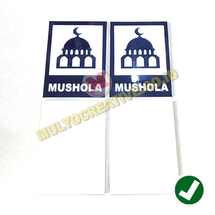 Order Papan Sign Akrilik Logo Musholla – Papan Akrilik Musholla | pesan ...