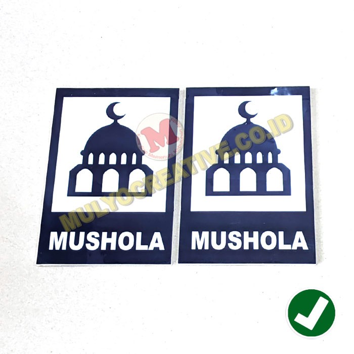 Order Papan Sign Akrilik Logo Musholla – Papan Akrilik Musholla | pesan ...