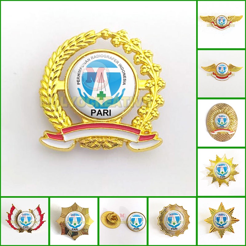 Jual Pin PARI Pin Bros Wing Logo Perhimpunan Radiografer Indonesia ...
