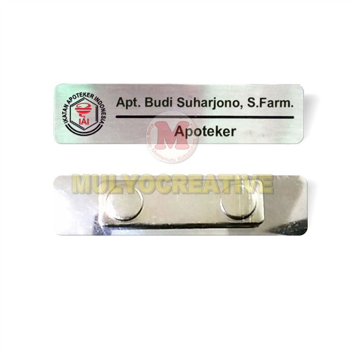 Beli Name Tag IAI – Nama Dada Stall Ikatan Apoteker Indonesia Full ...