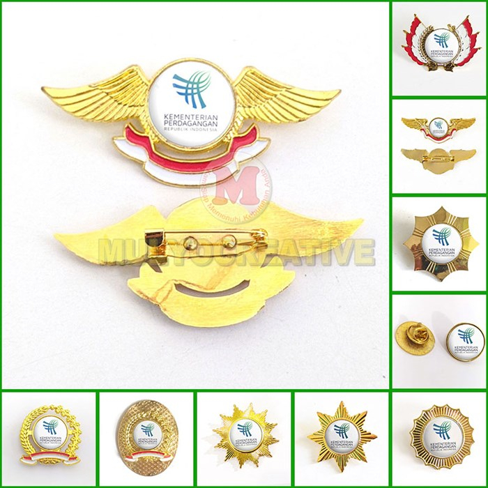 Pesan Pin Kemendag Pin Bros Wing Logo Kementerian Perdagangan | pesan ...