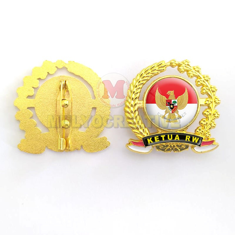 Beli Pin Ketua RW – Pin Bros Ketua Rukun Warga | pesan name tag plakat ...
