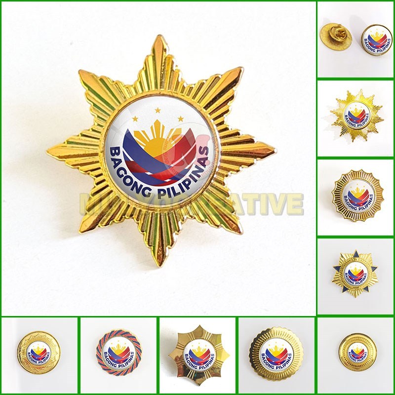 Pesan Collar Pin Bagong Pilipinas All Model | pesan name tag plakat pin ...