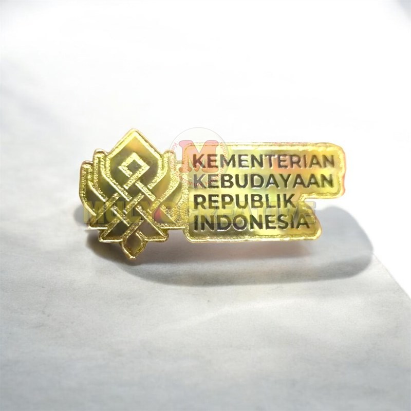 Pesan Pin Logo Kementerian Kebudayaan – pesan name tag plakat pin ...